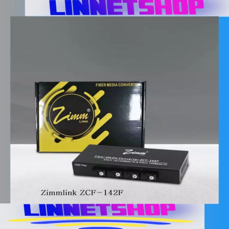 Jual Media Converter Zimmlink ZCF-142F 4 FO 2 LAN | Shopee Indonesia
