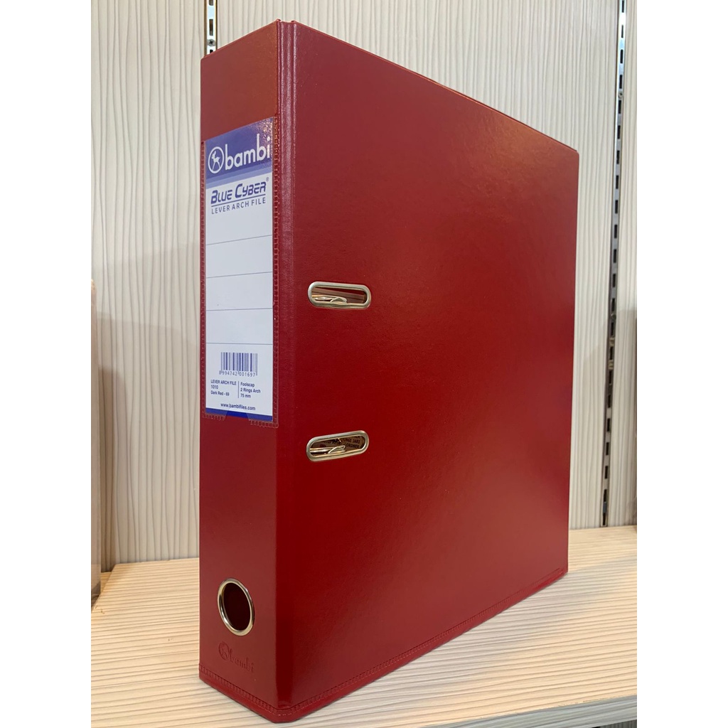 Jual Ordner Bambi Lever Arch File FC F4 - 1010 Arsip Dokumen | Shopee ...