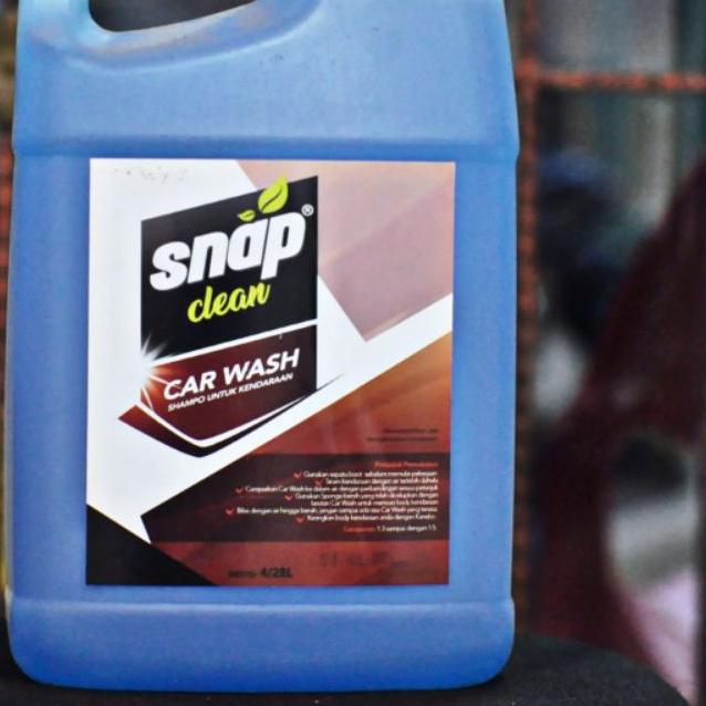 Jual Sabun Cuci MOBIL MOTOR/Car Wash Snap Clean 4 Liter | Shopee Indonesia