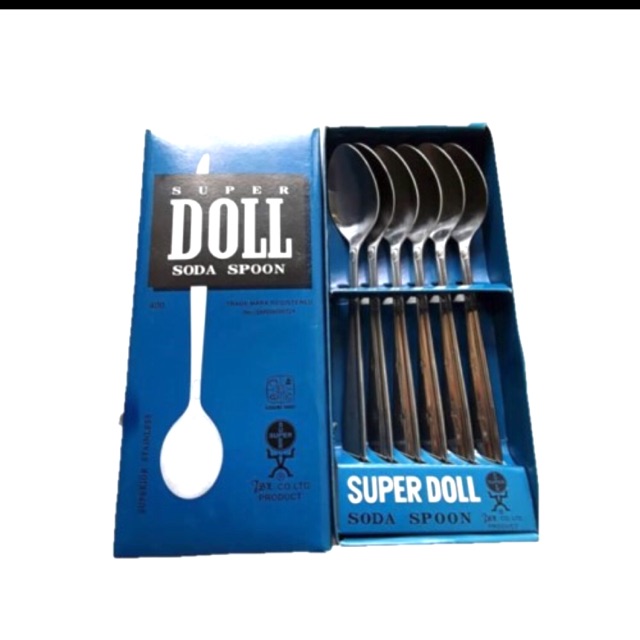 Jual SENDOK MAKAN MERK DOLL TEBALL PREMIUM ANTI KARAT | Shopee Indonesia