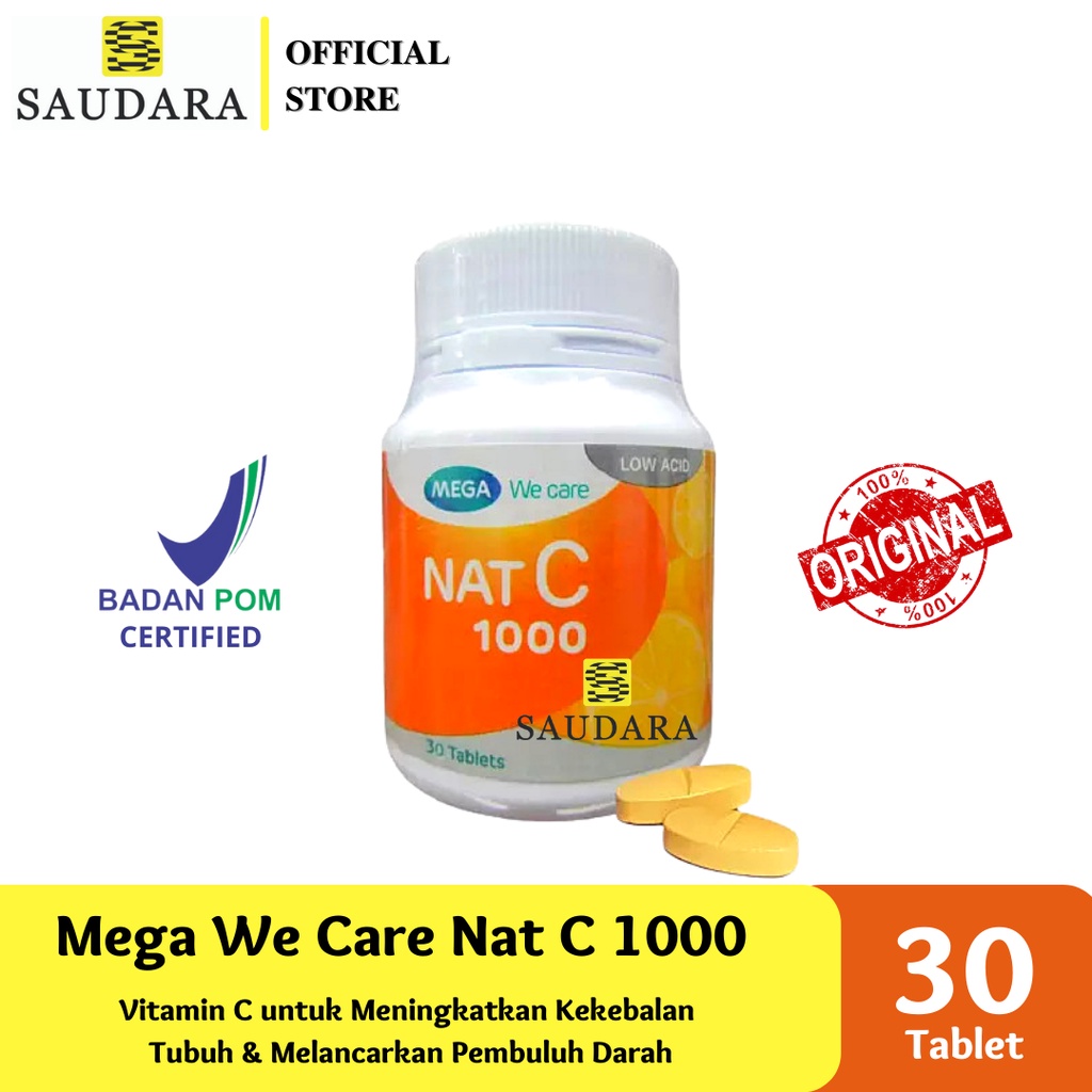 Jual Mega Nat C (30 Kapsul) | Shopee Indonesia