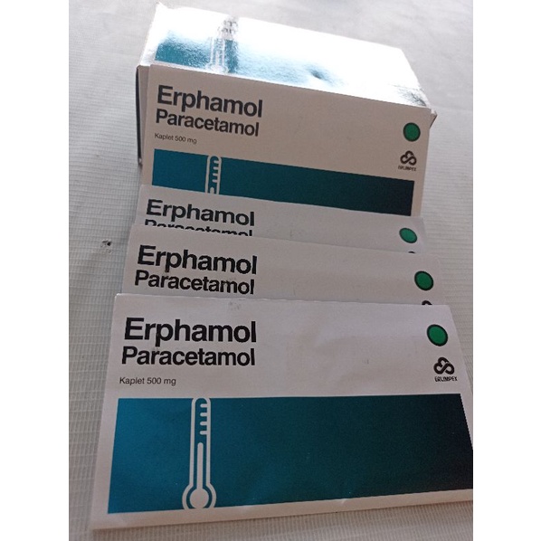 Jual Erphamol Paracetamol 1 Strip 10 kaplet | Shopee Indonesia