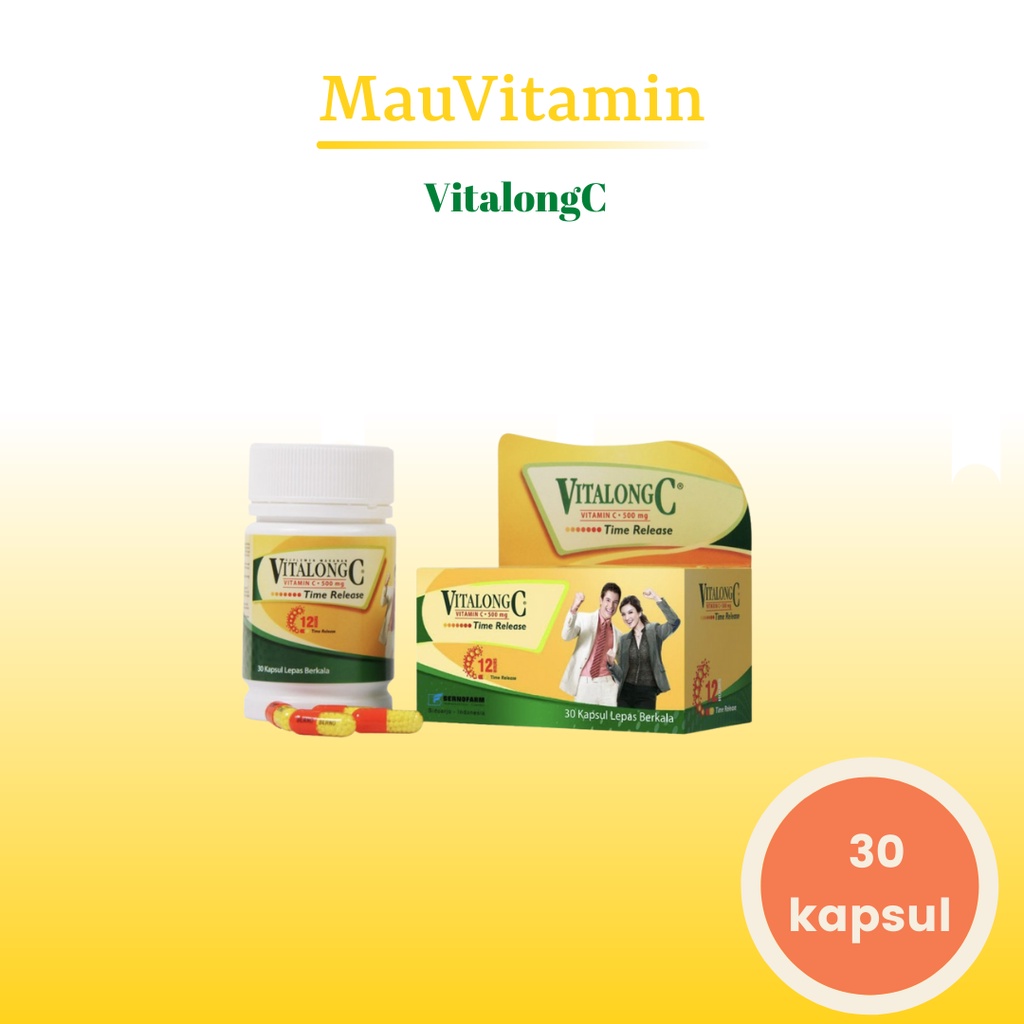 Jual Vitalong C Vitamin C 500mg Untuk Daya Tahan Tubuh | Shopee Indonesia