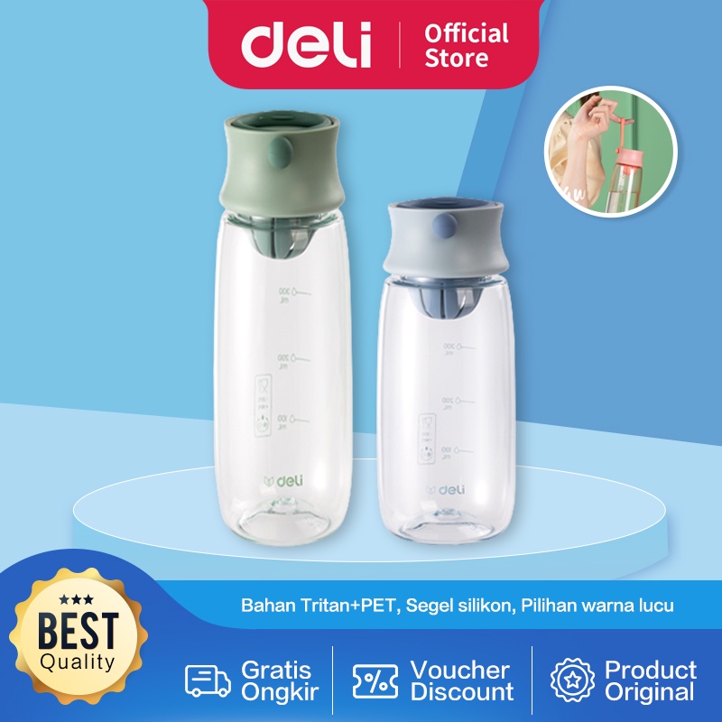 Jual Deli Water Bottle / Botol Minum Infused Water 460 610 ML BPA Free 17663 17664 | Shopee ...