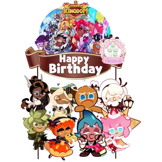 Jual COOKIE RUN KINGDOM CAKE TOPPER | Shopee Indonesia