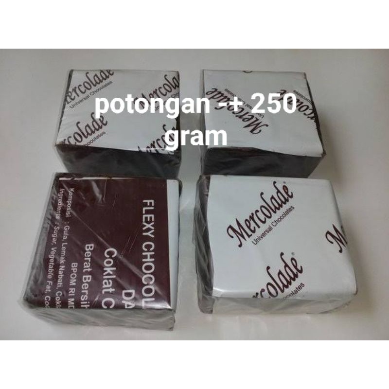 Jual mercolade flexy dark coklat compound 250 gram | Shopee Indonesia