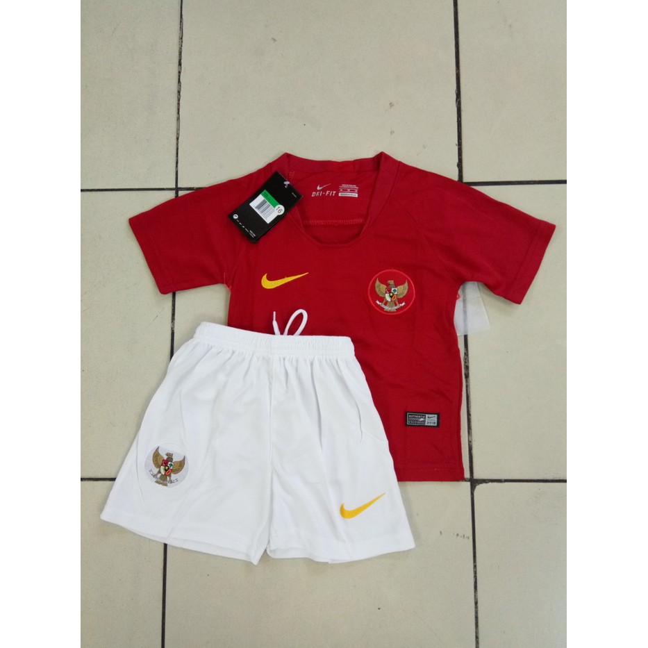 Jual JERSEY BOLA KIDS / ANAK TIMNAS INDONESIA HOME 2018-2019 GRADE ORI ...