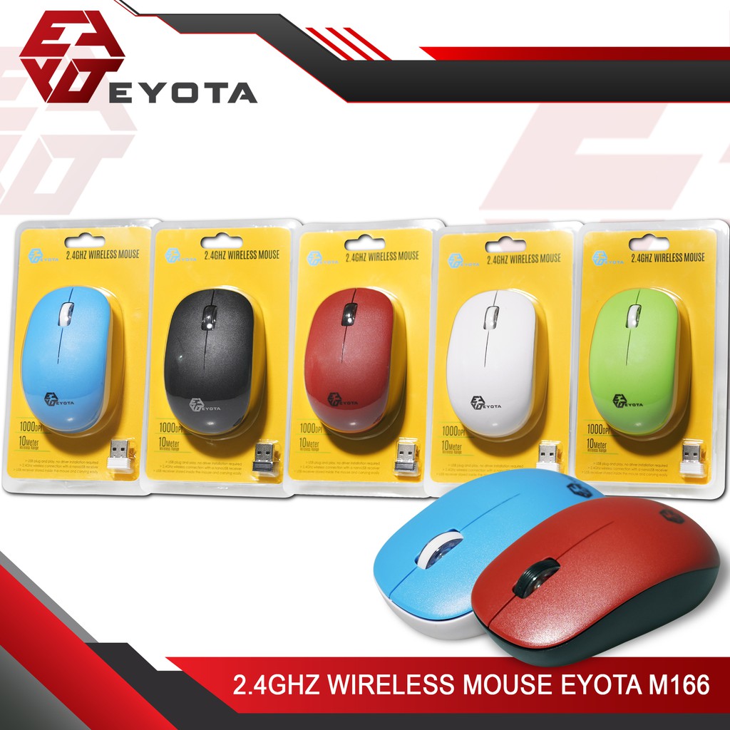 Jual Mouse Wireless EYOTA M166 | Shopee Indonesia