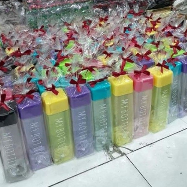 Jual souvenir pernikahan my bottle kotak custom botol minum 500ml ...