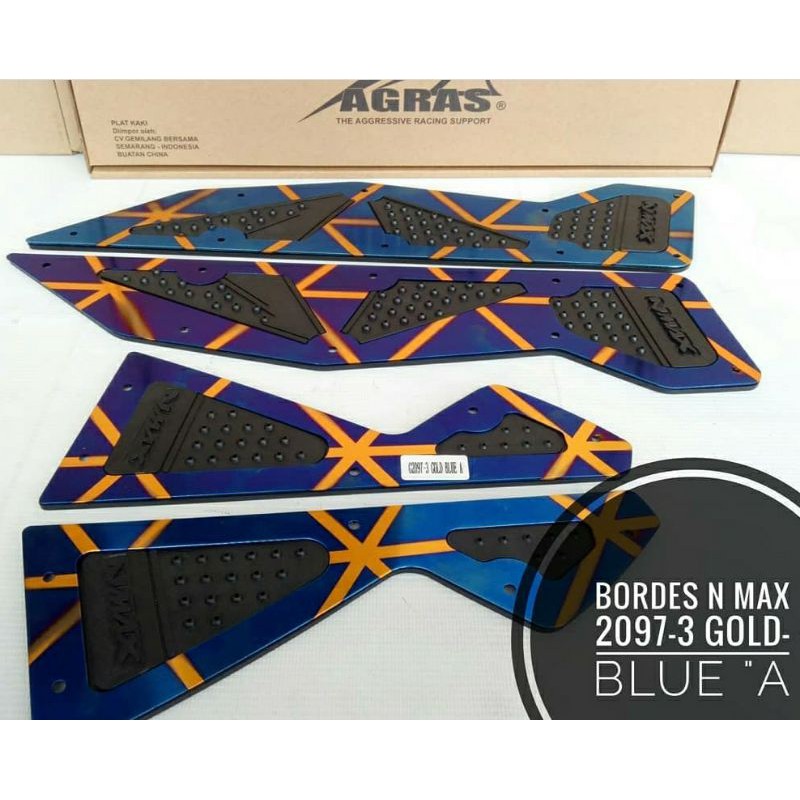 Jual BORDES PIJAKAN KAKI NMAX LAMA TWO-TONE THAILOOK STYLE | Shopee ...