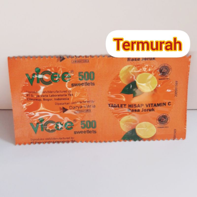 Jual Vitacimin strip / Vicee 500 strip / Xonce Strip (1 strip isi 2 ...