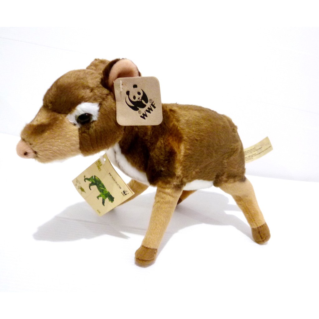 Jual Boneka Bambi Rusa Original WWF Import Plush Realistic Doll ...