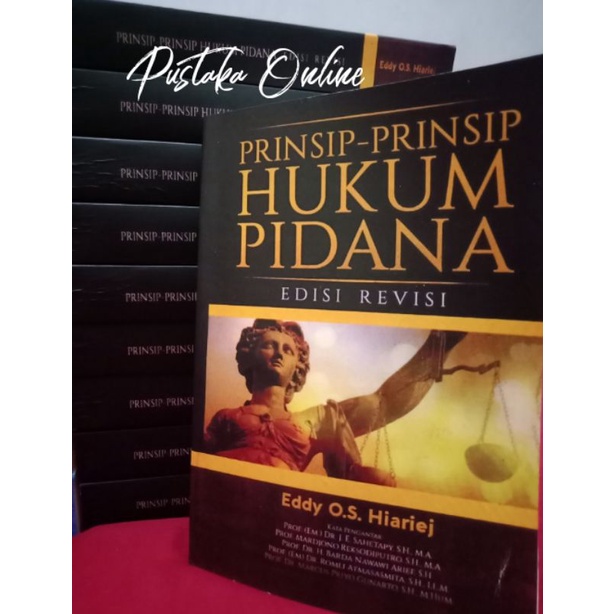 Jual PRINSIP-PRINSIP HUKUM PIDANA Edisi Revisi | Shopee Indonesia