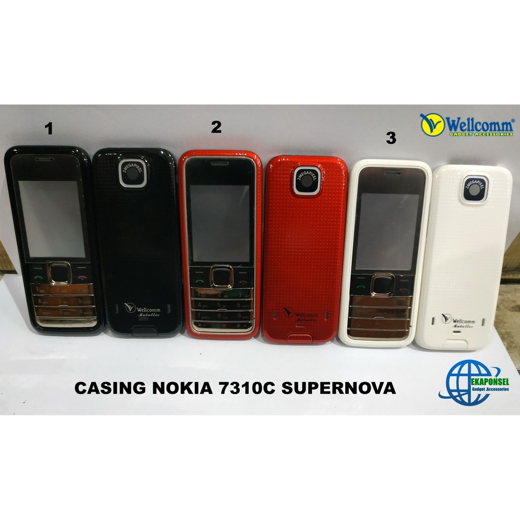 Jual NOKIA 7310C SUPERNOVA CASING WARNA WELLCOMM | Shopee Indonesia