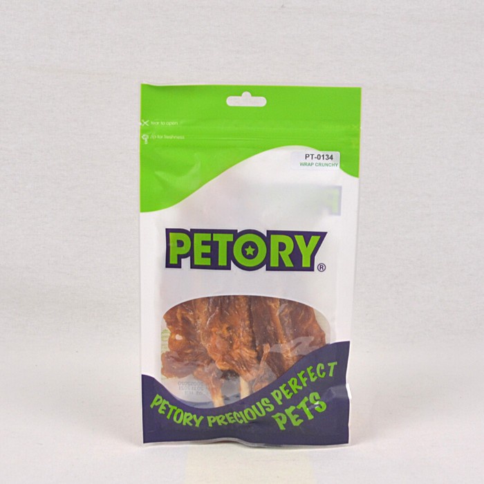 Jual PETORY Snack Anjing Chicken wrap crunchy roll 50gr - dog snack ...