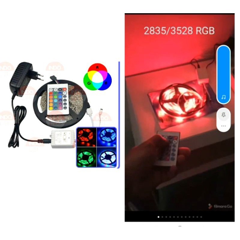 Jual Lampu LED strip RGB DJ - 2835 | Shopee Indonesia