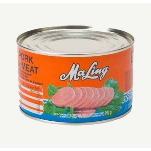 Jual Maling pork luncheon meat ham (daging babi kaleng) 397 gr | Shopee ...