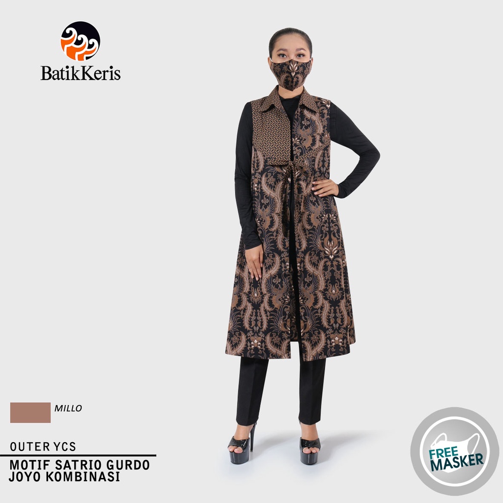 Jual Batik Keris Outer YCS Krah 1/2 Tegak Tali Depan Satrio Gurdo Joyo ...