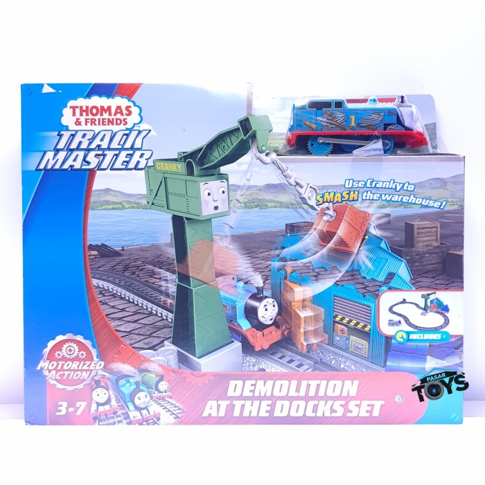 Jual Thomas & Friends TrackMaster Demolition at the Docks Fisher-Price ...