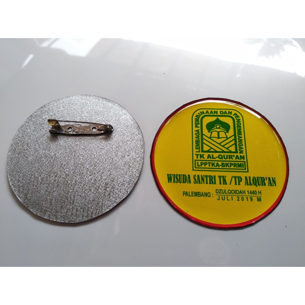 Jual PIN RESIN CUSTOM UKURAN 6cm (PENITIK) | Shopee Indonesia