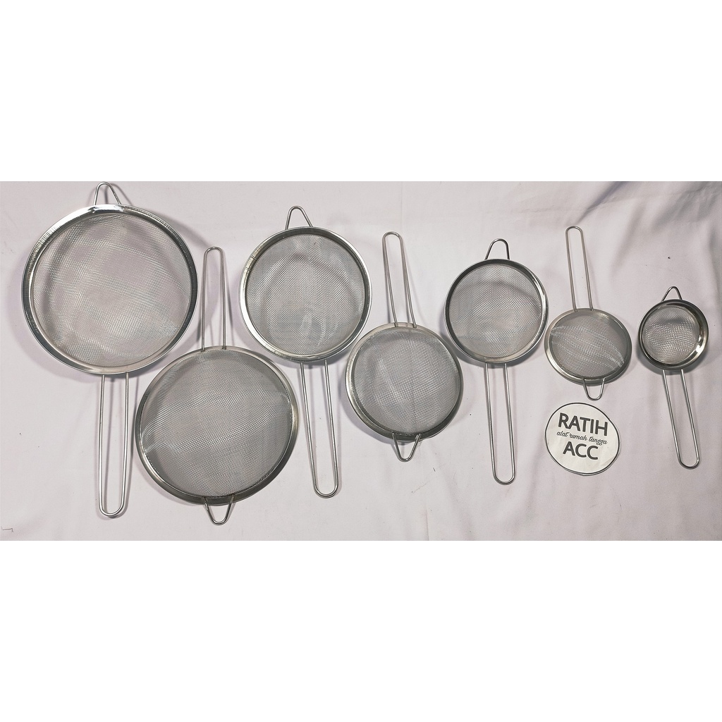 Jual saringan ayakan stainless penyaring tepung gula santan kelapa ...