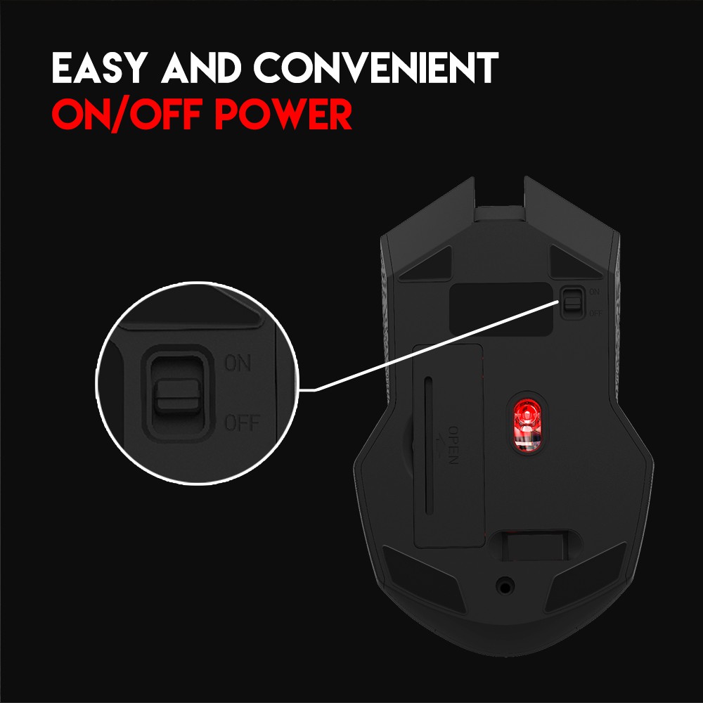 Jual Fantech RAIGOR II WG10 Wireless Mouse Gaming Tanpa Kabel WIRELESS ...