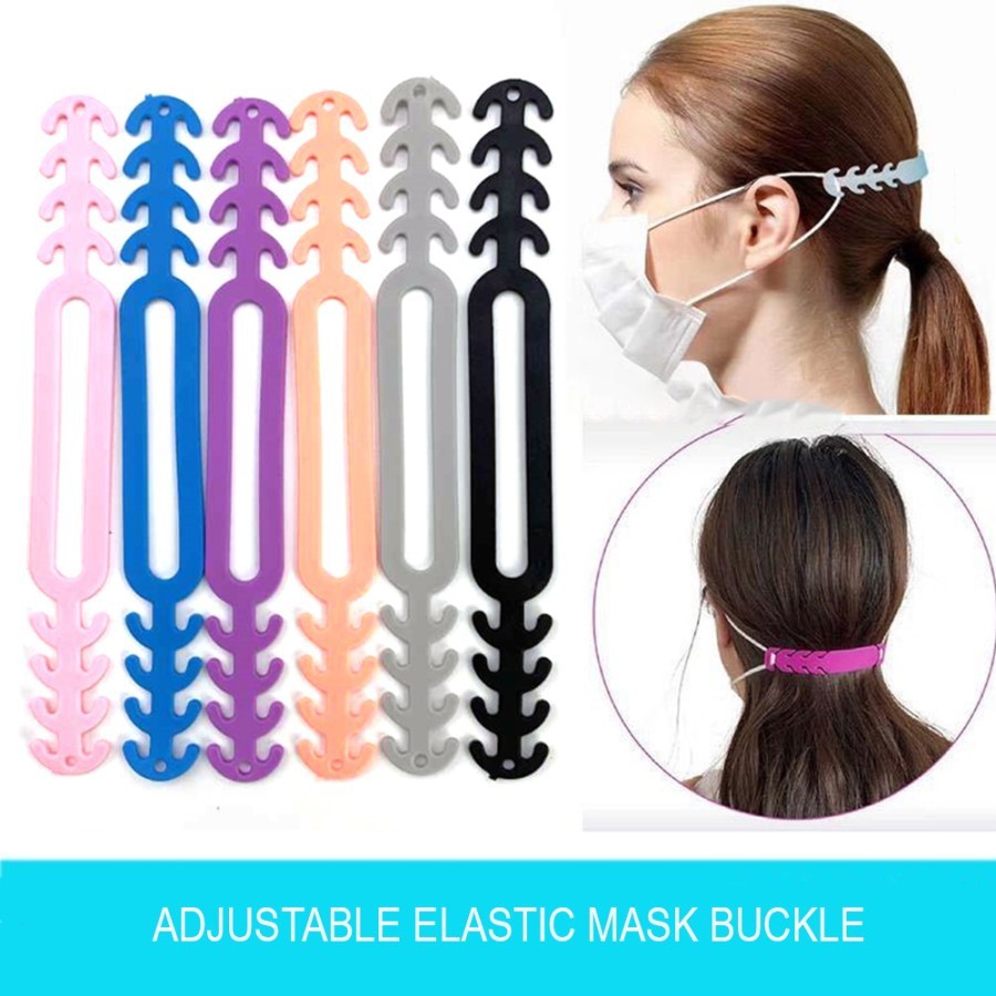 Jual tali Pengait masker hijab hook Connector Tali Hijab Penyambung ...