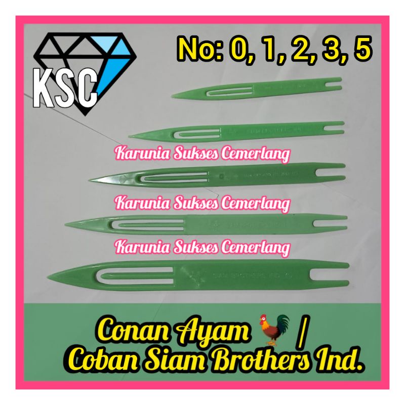 Jual COBAN SIAM BROTHERS / COBAN CAP AYAM / ALAT JAHIT JARING / JARUM ...