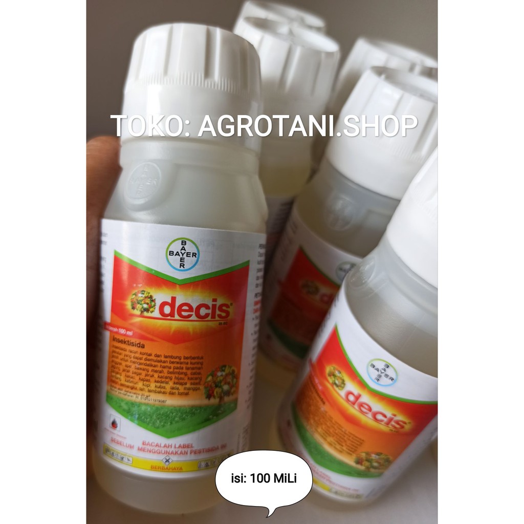 Jual DECIS ORIGINAL 25 EC 100 ML INSEKTISIDA - OBAT PEMBASMI HAMA ...