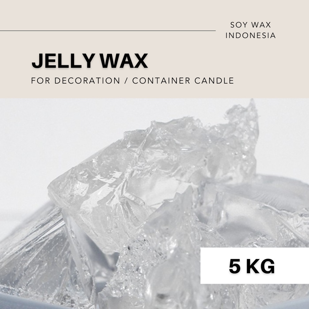 Jual Jelly Wax / Gel Wax 5 kg - 100% Pure / Bahan Baku Scented Candle ...