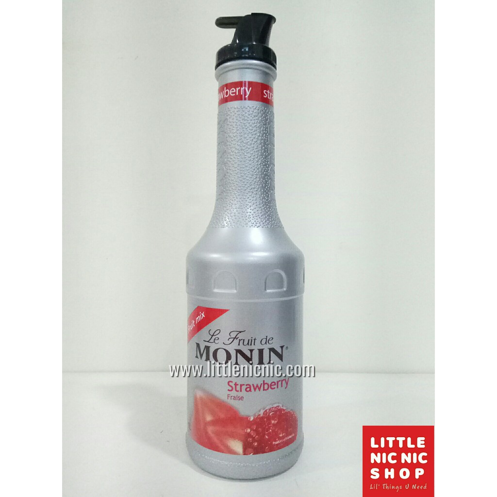 Jual Monin Strawberry Fruit Mix - 1 lt - LE FRUIT DE MONIN STRAWBERRY ...