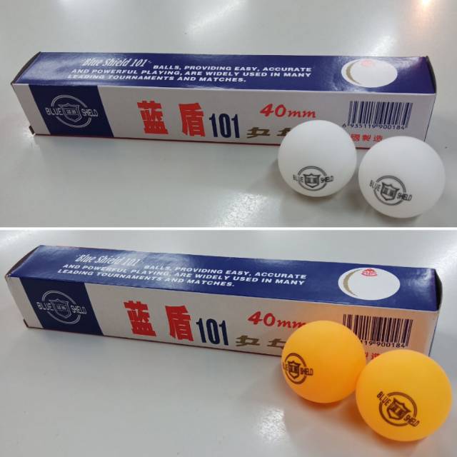 Jual Bola pingpong ping pong ball tenis tennis meja blue shield isi 6 | Shopee Indonesia