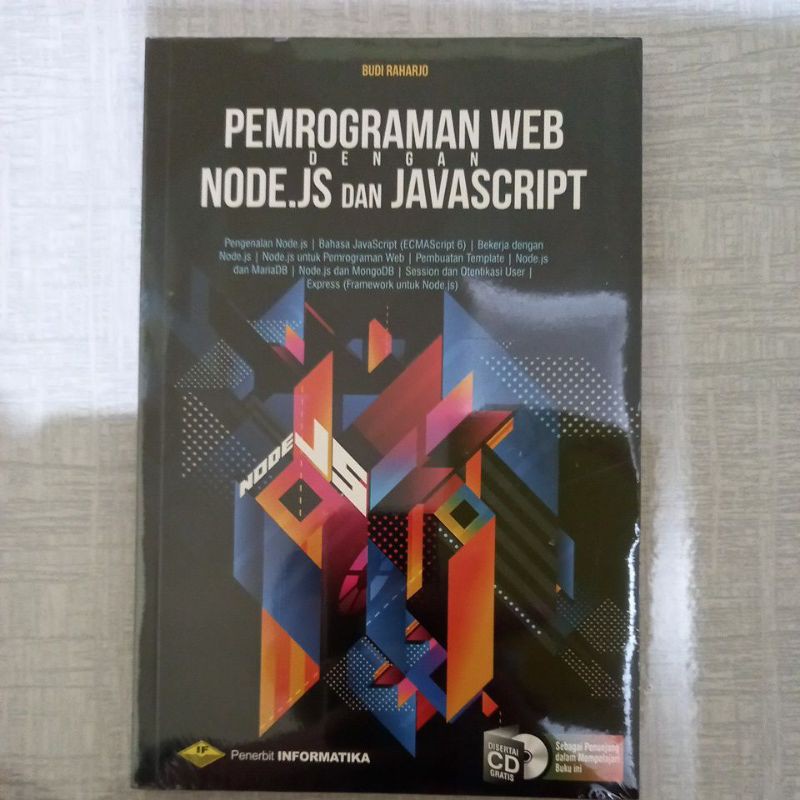 Jual BUKU PEMROGRAMAN WEB DENGAN NODE.JS DAN JAVASCRIPT +CD | Shopee Indonesia