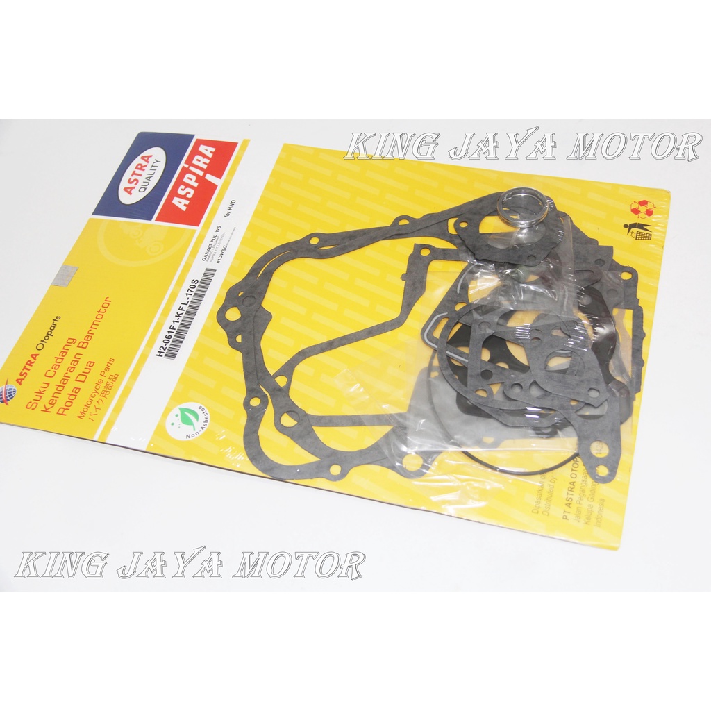 Jual PAKING GASKET FULL SET SUPRA FIT LEGENDA MERK ASPIRA KUALITAS ORISINIL H2-061F1-KFL-170S ...