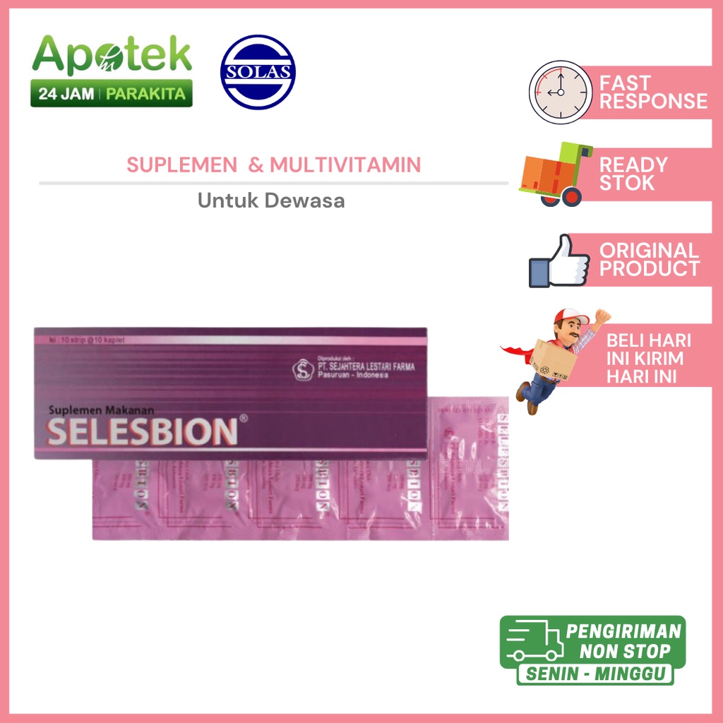 Jual Selesbion Vitamin B Kompleks Untuk Memenuhi Kebutuhan Vitamin B ...