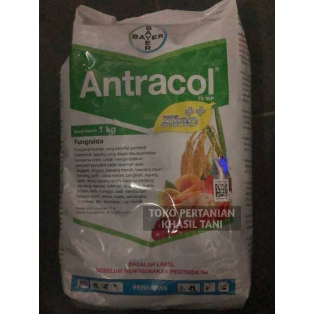 Jual Fungisida ANTRACOL 70WP plus zinc Produk dari Bayer Berat bersih ...