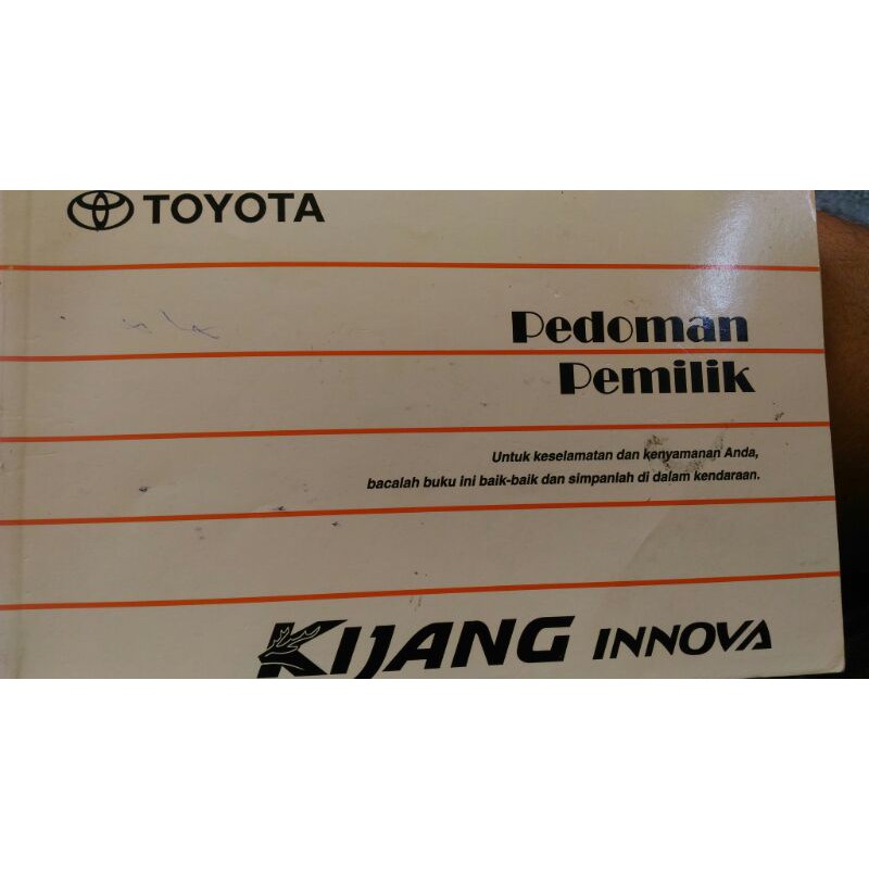 Jual BUKU PANDUAN MANUAL INNOVA DIESEL 2007-2015 | Shopee Indonesia