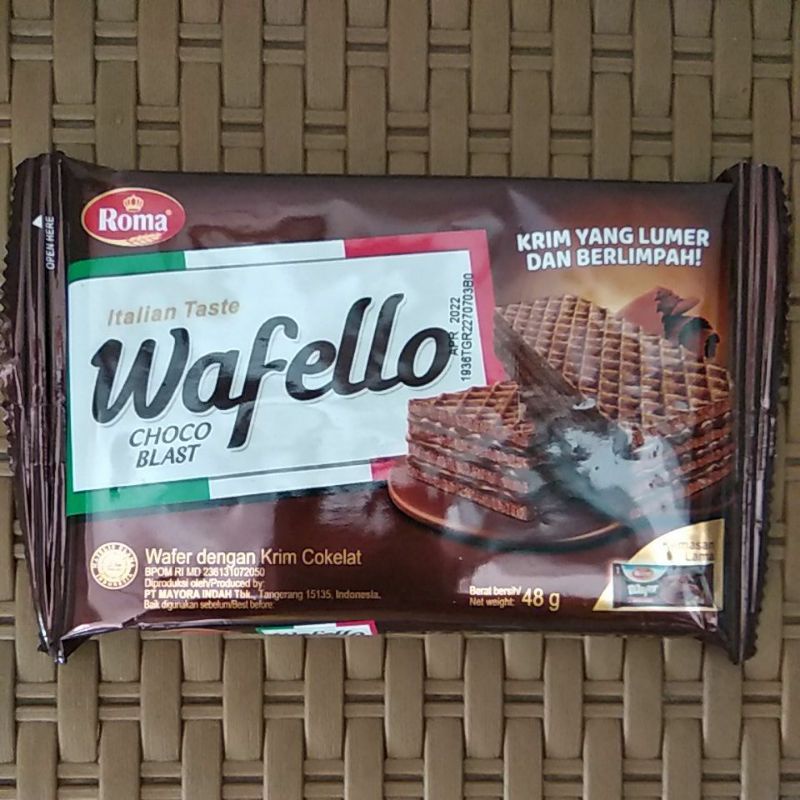 Jual Roma Wafello Choco Blast 48 gr | Shopee Indonesia