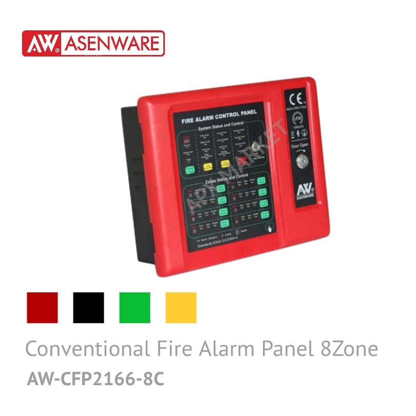 Jual Conventional Fire Alarm Panel 8Zone Without Battery (LPCB Approval ...