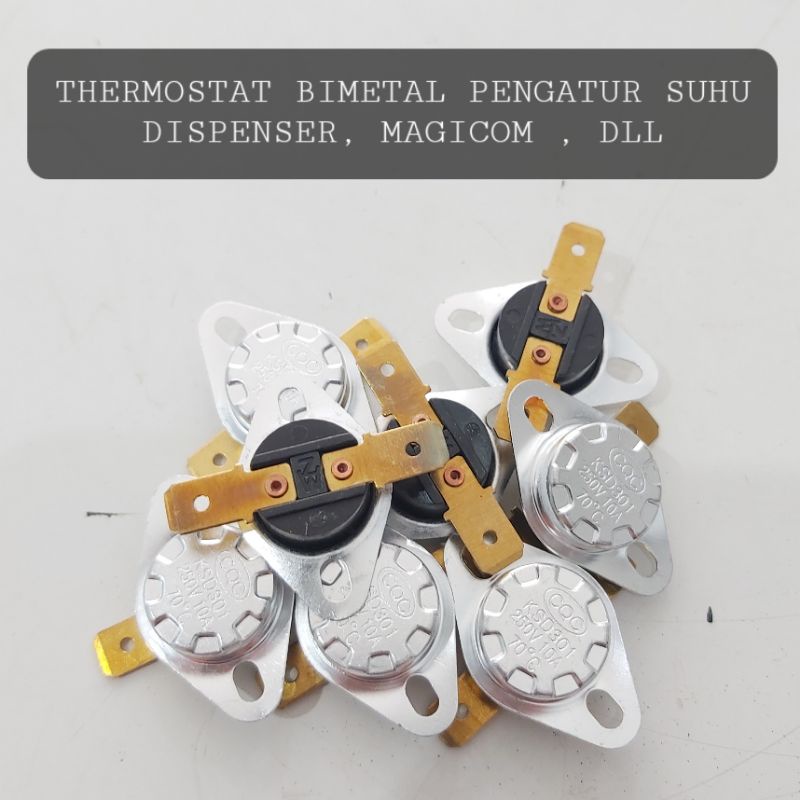 Jual Thermostat Bimetal Pengatur Suhu Dispenser Magicom | Shopee Indonesia