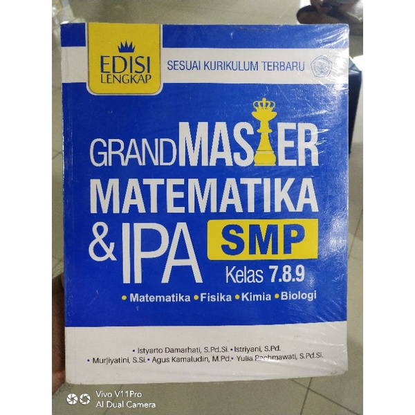 Jual GRAND MASTER MATEMATIKA & IPA UNTUK SMP KELAS 789 | Shopee Indonesia
