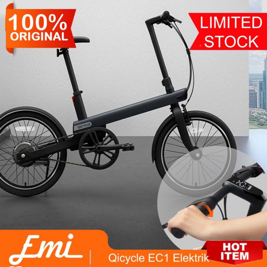 Jual Qicycle EC1 Sepeda Elektrik Listrik Bike Bicycle | Shopee Indonesia