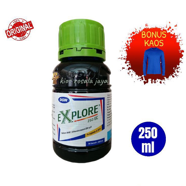 Jual Fungisida EXPLORE 250 EC kemasan 250 ml Bonus KAOS | Shopee Indonesia