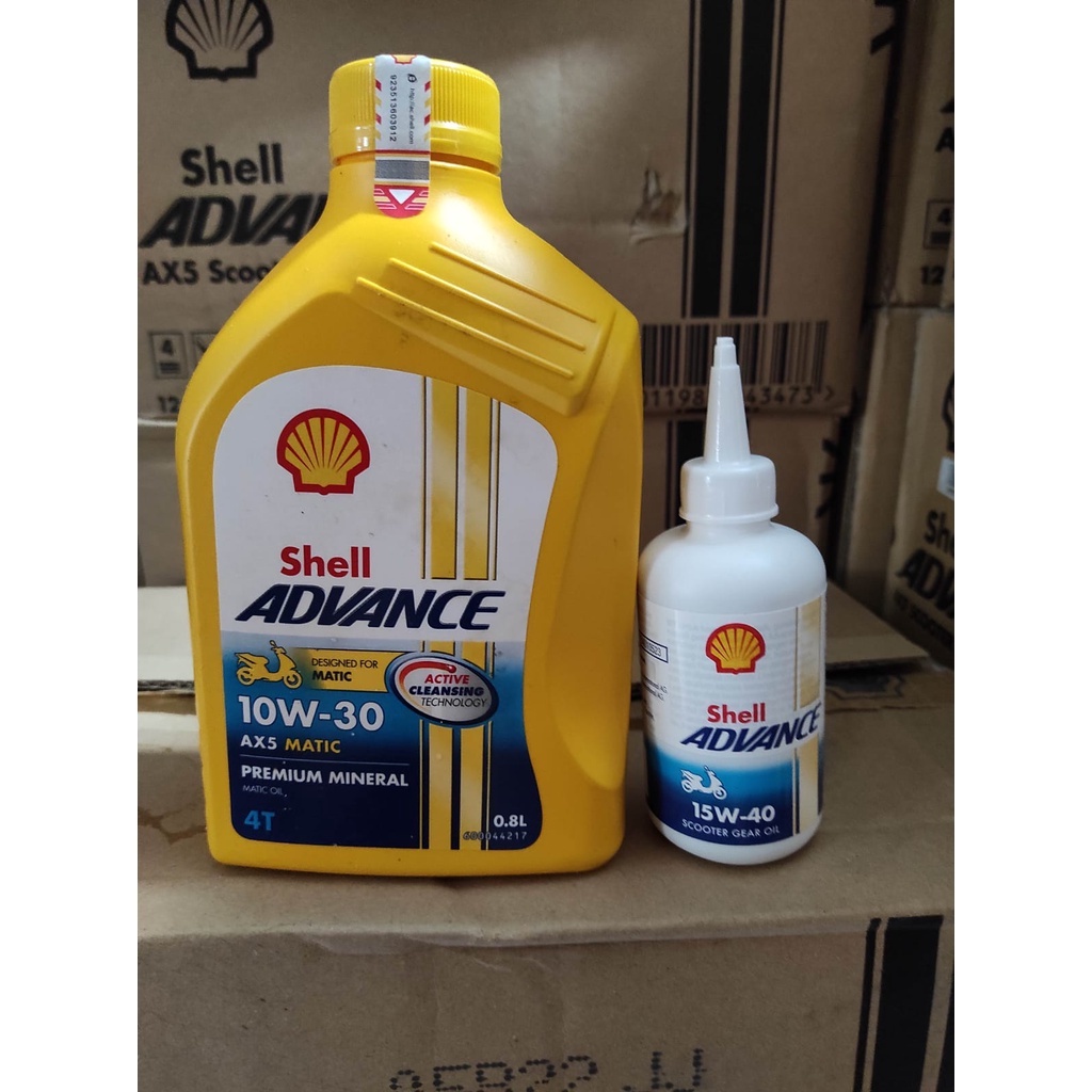 Jual SHELL ADVANCE SCOOTER MATIC AX5 AX7 ULTRA SCOOTER 100 % ORIGINAL ...