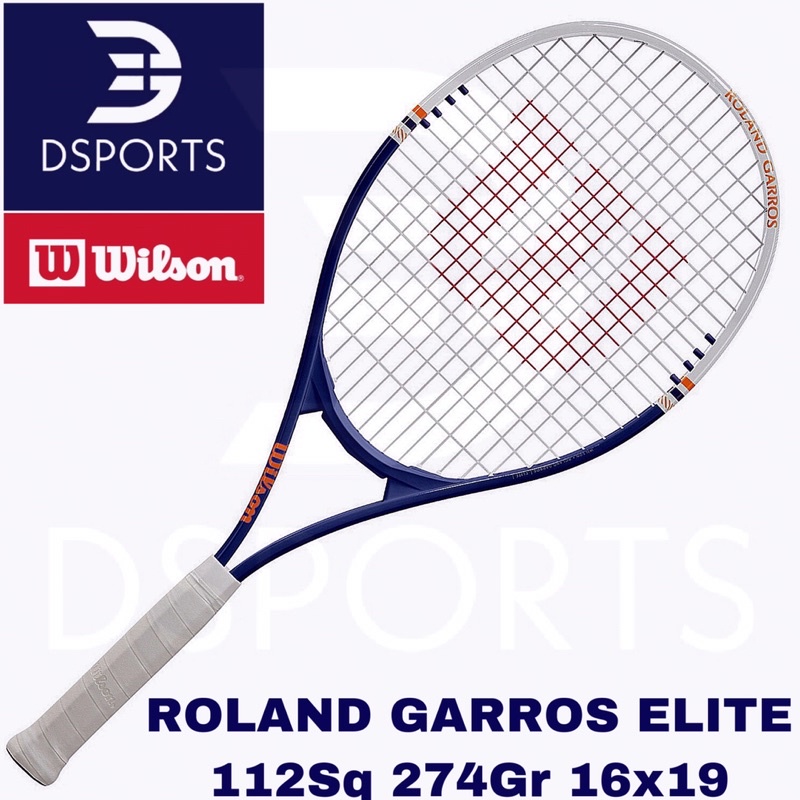 Jual Wilson Roland Garros Elite 274Gr 112 274 g RG ( Racket Tennis ...