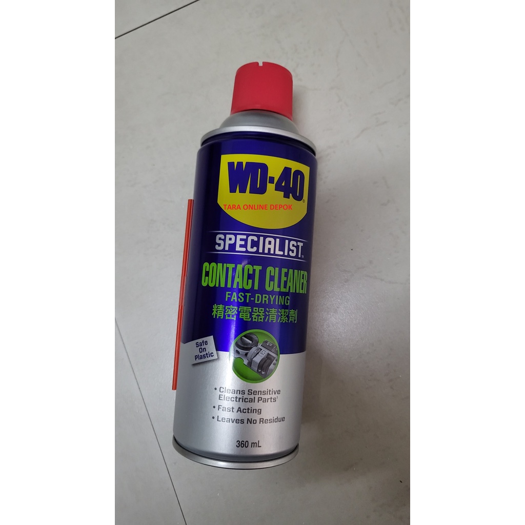 Jual CAIRAN ANTI KARAT CONTACT CLEANER 360 ML WD 40 - 7230008 | Shopee Indonesia