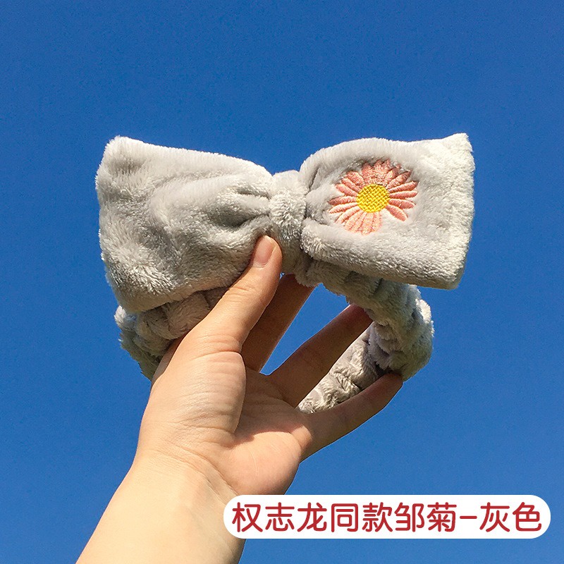 Jual AC013 Bandana Bando Headband Makeup atau Cuci Muka Motif Polos ...