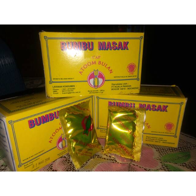 Jual Bumbu masak cap Atom Bulan Gurih Murah Praktis | Shopee Indonesia