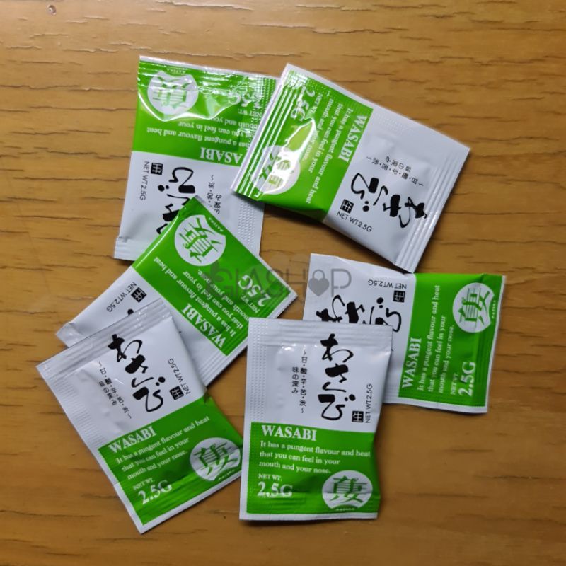 Jual Wasabi Sachet 2.5 gram Harga Per Pcs | Shopee Indonesia