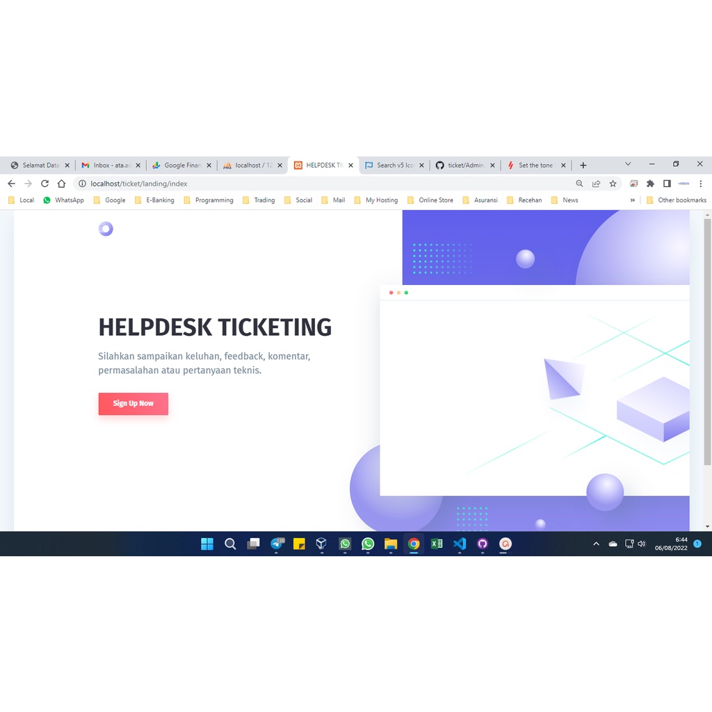 Jual Sistem Informasi Ticketing | Shopee Indonesia